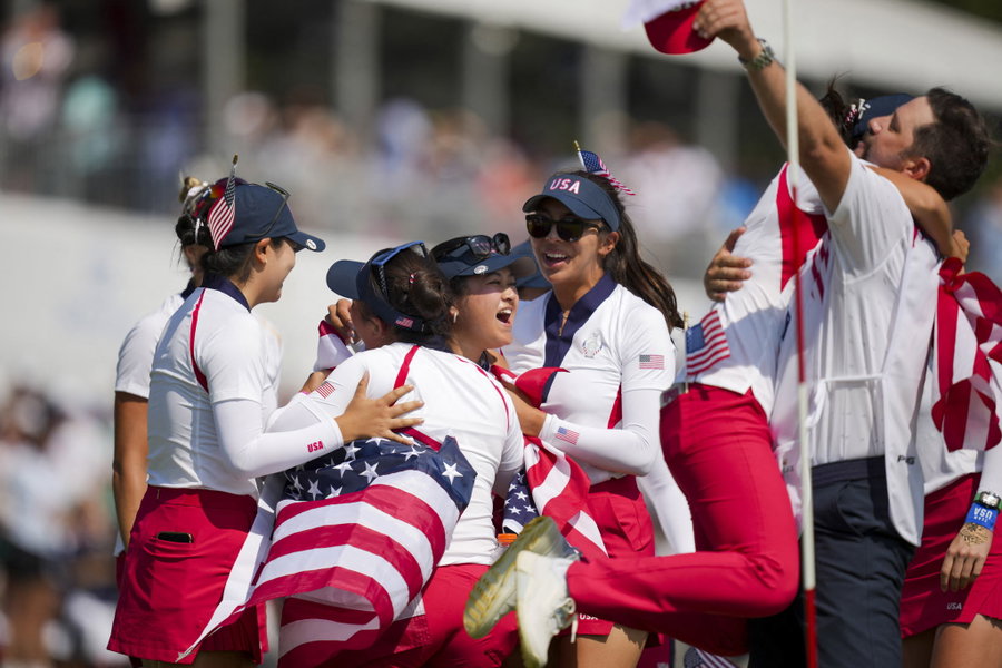 Solheim Cup Sunday singles results: Final scores as USA defeat Europe