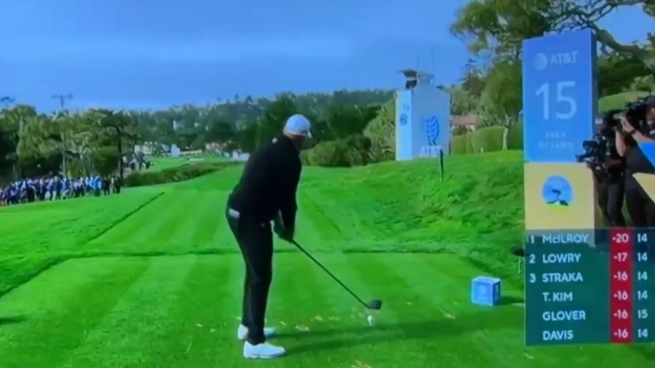 Shane Lowry drills course marshal on shoulder (!) with errant tee shot ...