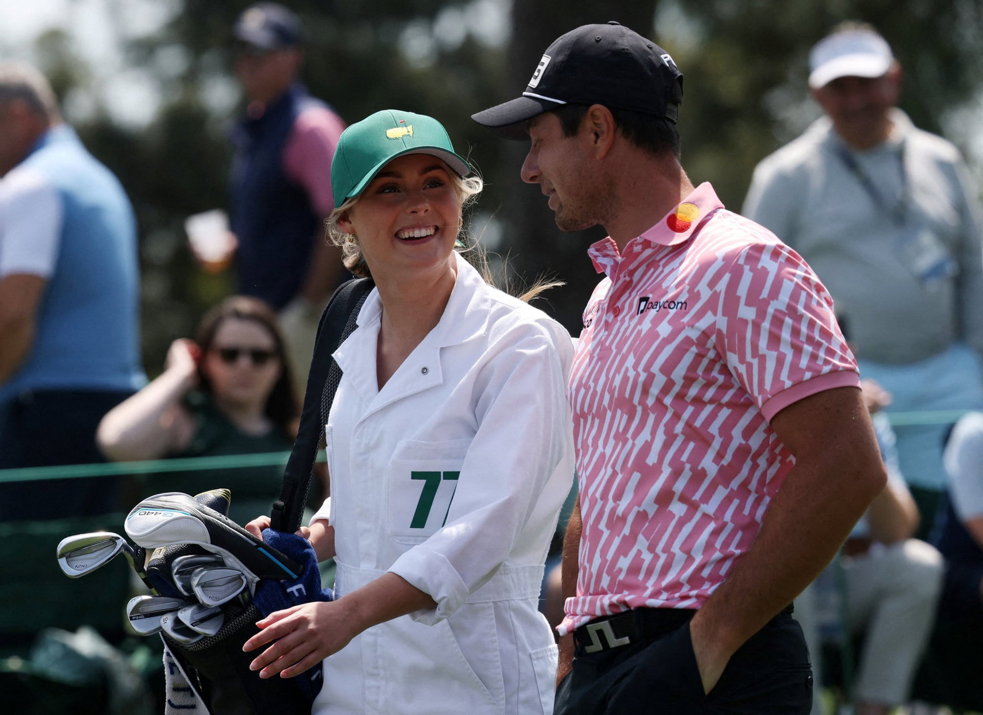Wyndham Clark hard launches new girlfriend Emily Tanner at The Masters ...