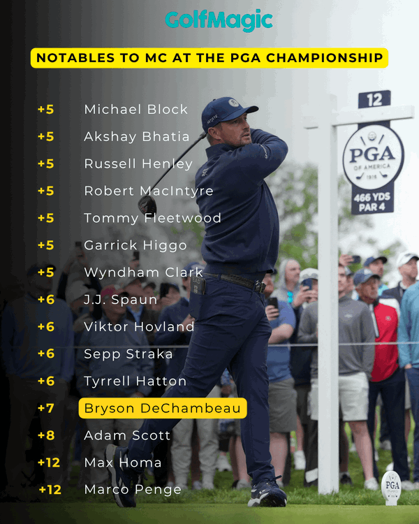 Golf fans react after Wyndham Clark nearly wipes out spectators at PGA ...