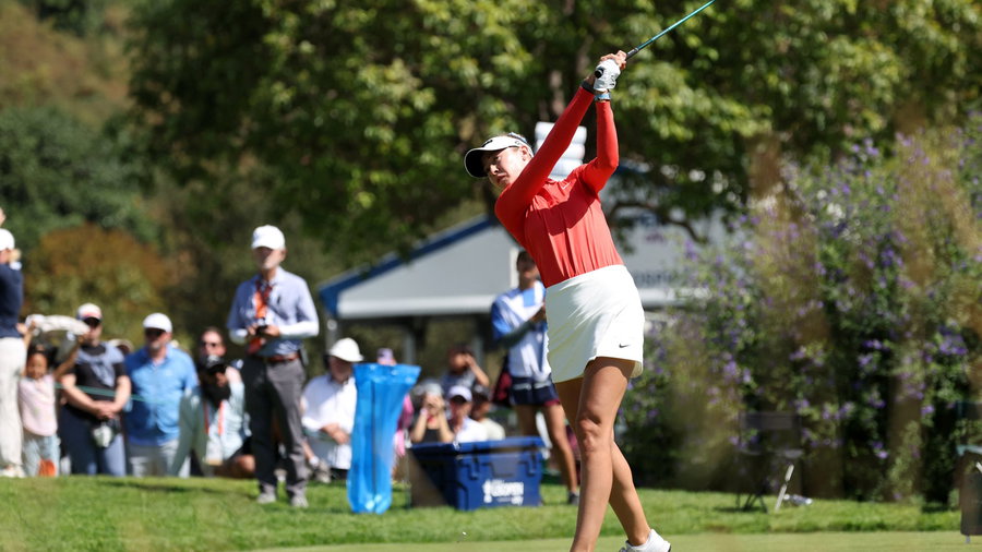 Nelly Korda storms into share of U.S. Women's Open lead as Charley Hull ...
