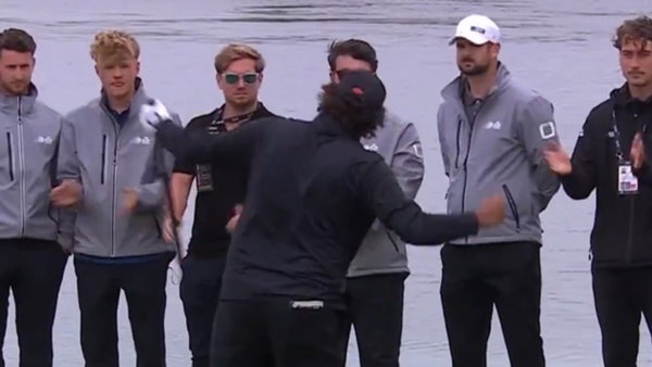 KLM Open descends into chaos as protesters interrupt dramatic final ...