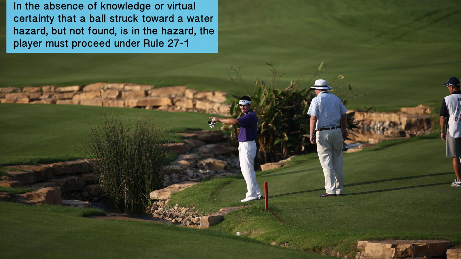 Golf Rule 26: Water hazards (including lateral water hazards) | Golfmagic